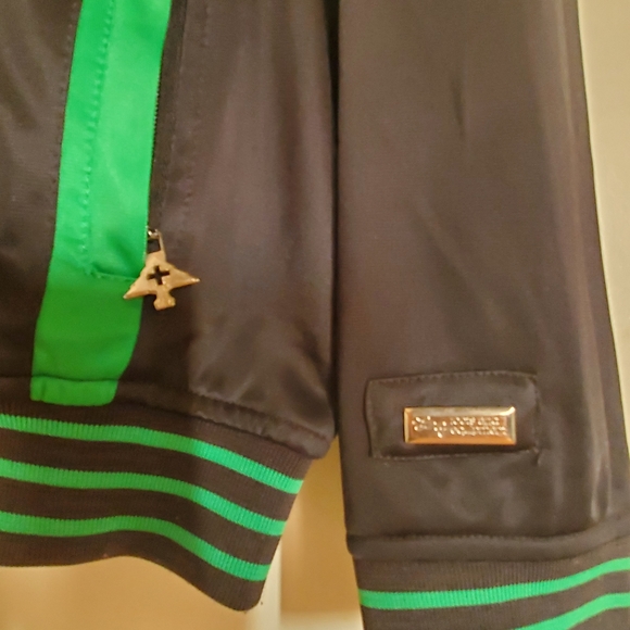 Lrg | Jackets & Coats | Lrg Track Jacket Black And Green | Poshmark